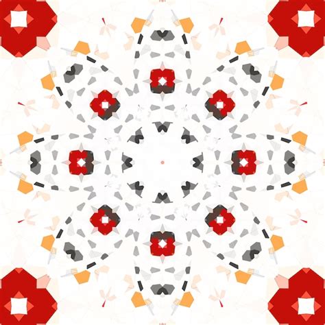 Premium Photo Seamless Abstract Square Pattern Ethnic Pattern