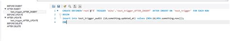 using mysql triggers to track the last updated timestamp of a column — like tracking an order