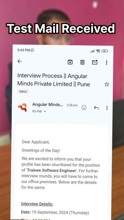 Angular Mind Started Sending Test Mail Shorts Trending Viralshorts