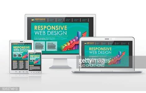 Responsive Web Design Concept In Different Devices Royalty Free Vector Stock FreeImages