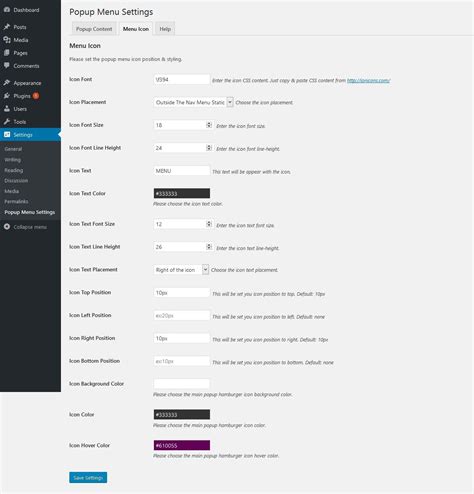 Popup Menu Wordpress Plugin Codester