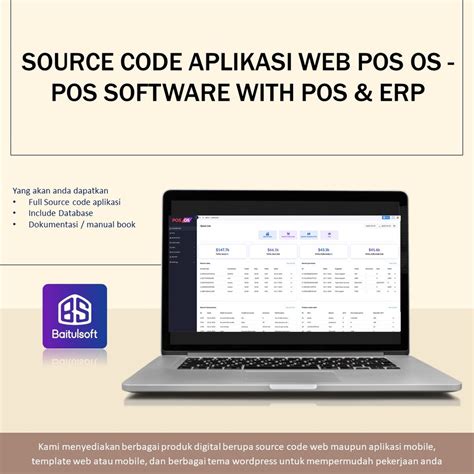 Jual Source Code Aplikasi Web Pos Os Pos Software With Pos And Erp Shopee Indonesia