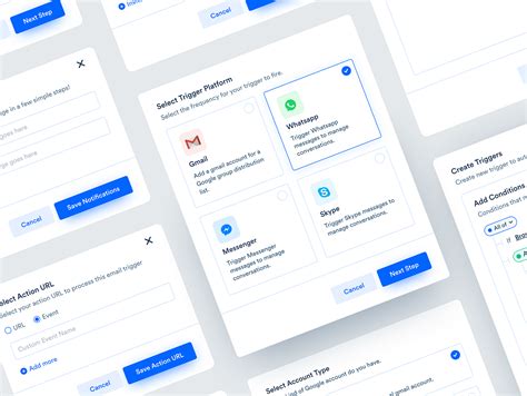 A Collection Of Modals Product Ui Popups And Dialogues On Behance
