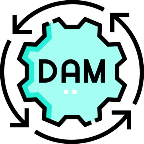 Digital Asset Management Detailed Straight Lineal Color Icon