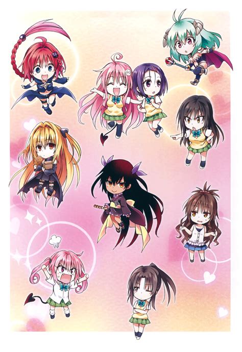 Konjiki No Yami Yuuki Mikan Lala Satalin Deviluke Kotegawa Yui Sairenji Haruna And More