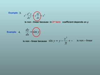 Introduction To Differential Equation PPT