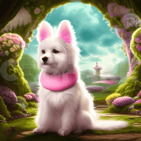 Alices Wonderland Dog · Creative Fabrica