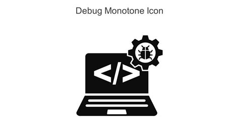 Debug Monotone Icon In Powerpoint Pptx Png And Editable Eps Format Ppt