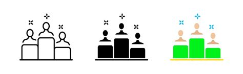 우승자 아이콘 세트입니다 수상 리본 스타 업적 승리 리더 챔피언 핸드 챔피언십 위치 순위 경쟁 개념입니다 다른 스타일의 벡터 선 아이콘 Championship에 대한 스톡