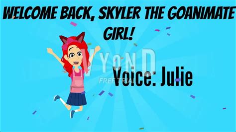 I Decided To Bring Back Skyler The Goanimate Girl On Vyond Youtube