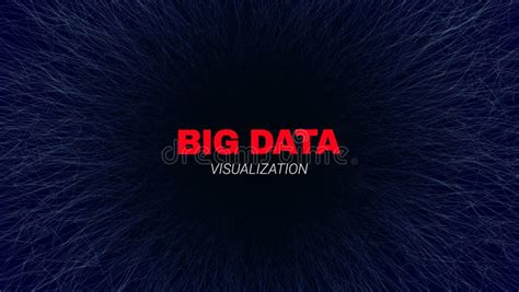 Abstract Data Stream Vector Poster Stock Vector Illustration Of Data Depth 131305659