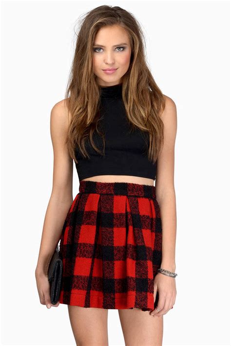 Charm School Plaid Skirt Tobi