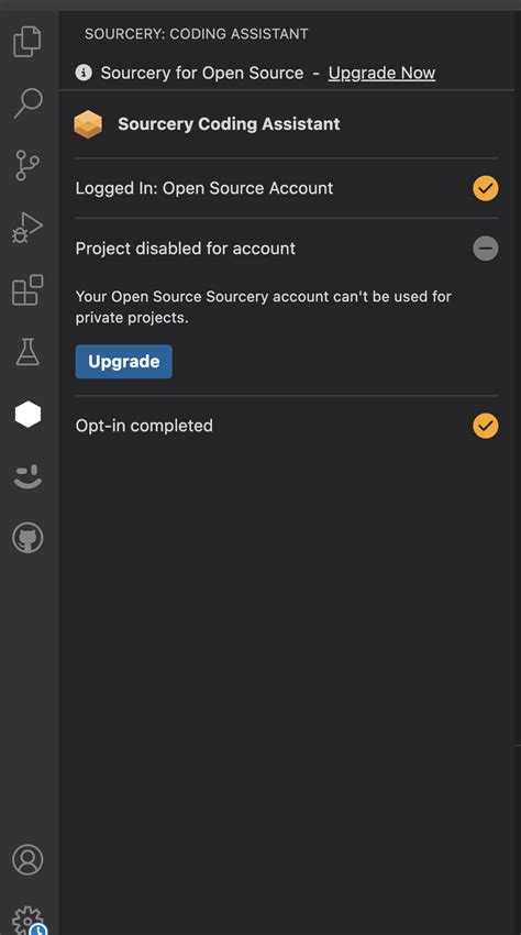No Refactoring Suggestions On Closed Source Projects With An Open Source Plan · Issue 239
