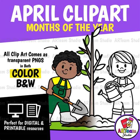 Months Of The Year Clip Art Bundle Year Round Themesand Special Days