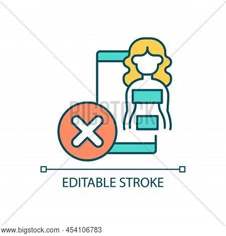 Do Not Post Nude Vector Photo Free Trial Bigstock