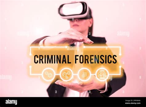 Text Sign Showing Criminal Forensics Concept Meaning Federal Offense