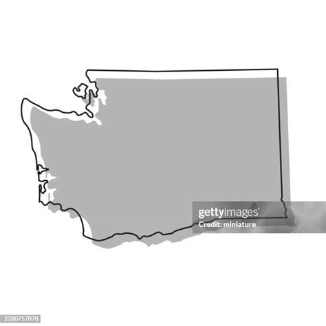 Washington Map High Res Vector Graphic Getty Images Washington Map High Res Vector Graphic Getty Images