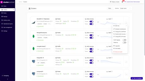 User Guide Management Cluster Management Clustercontrol Documentation