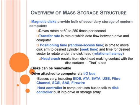 Mass Storage Systemsos Ppt