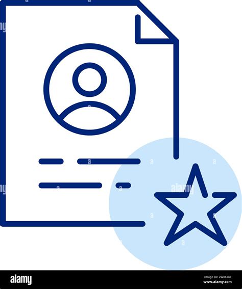 Resume And Star Top Quality Candidate Adding Profile To Shortlist Headhunting And Human