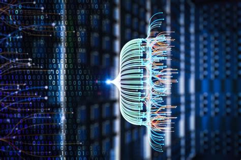 Premium Photo Big Data Visualization Digital Data Threads Plot Network