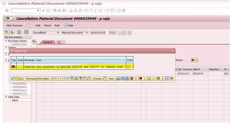 Posting Only Possible In Periods 202008 And 2020 Sap Community