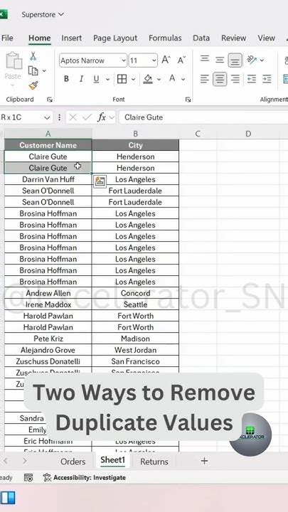 Remove Duplicates Like A Pro Excel Exceltips Exceltricks Corporate