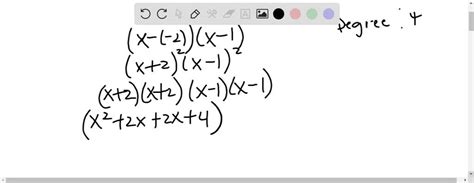 solved finding a polynomial from a graph find the polynomial of the