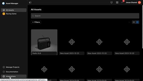 asset manager for unity version control