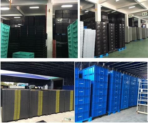 회전율 빈 상자 Pp 플라스틱 컨테이너 전도성 상자 뚜껑