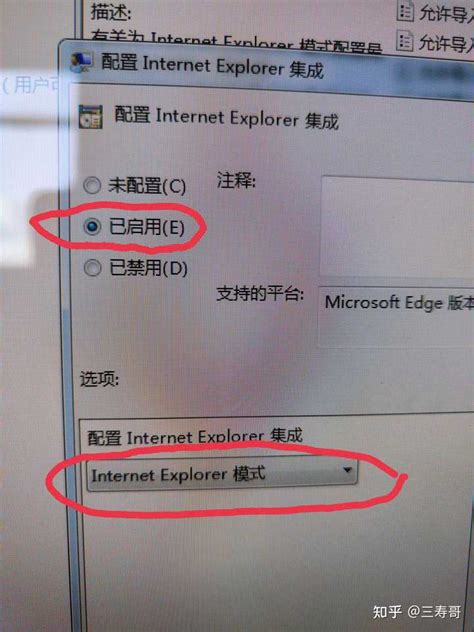 为什么部分edge浏览器里没有“允许在 Internet Explorer 模式下重新加载网站”选项？ 知乎