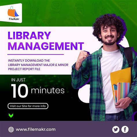 filemakr download your library management project report