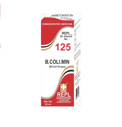 Homeopathy Repl Dr Advice No 125 Drops For B Coli 15 Off Homeomart