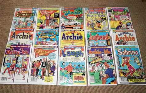 15 Old Archie Comics 1983 1985 In Cover Protettive Jughead Sabrina