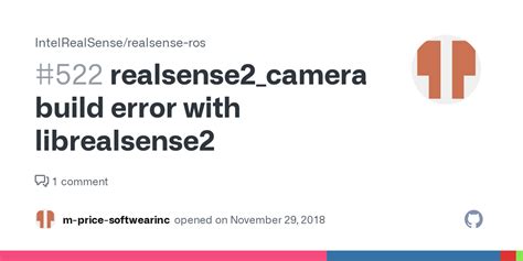 realsense2 camera build error with librealsense2 · issue 522
