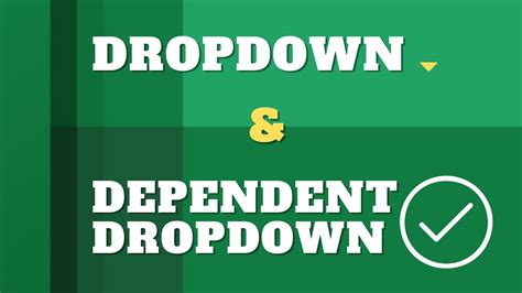 Excel Data Validation And Dependent Data Validation Tutorial Youtube