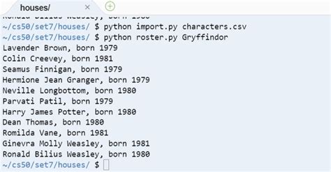 Pset7 Houses Problem With Check50 CS50 Stack Exchange