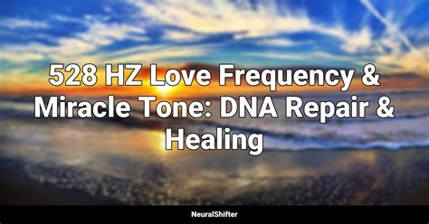 HZ Love Frequency Miracle Tone DNA Repair Healing
