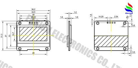 Customized 1 3 Inch 128x64 Display Module I2c Oled Ssd1306 Or Ssh1106 Driver Ic Manufacturers