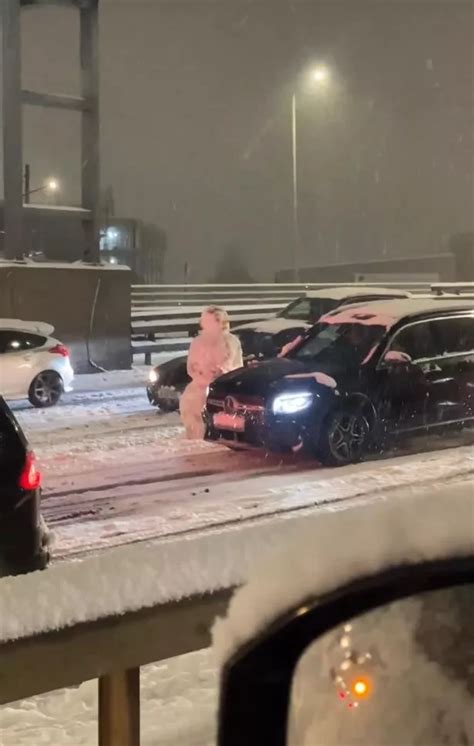 Lunatic Brits Going Crazy In Snow From Half Naked Jogger To Station Snowball War Big World Tale