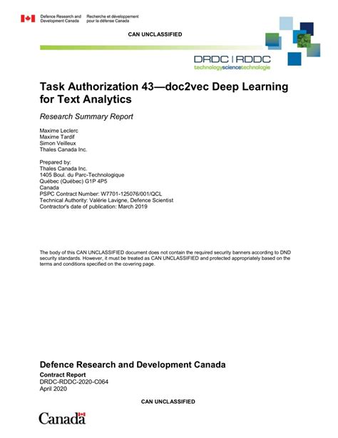 Pdf Doc2vec Deep Learning For Text Analytics