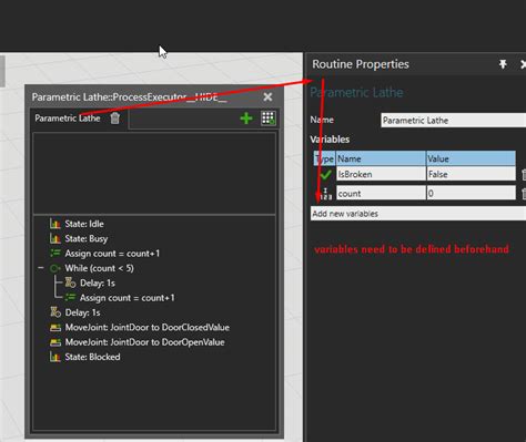 Assign Variable Does Not Worj Process Modeling Visual Components The Simulation Community