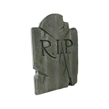Seasonal Visions Tombstone Rip Halloween Decoration 30 In X 22 In