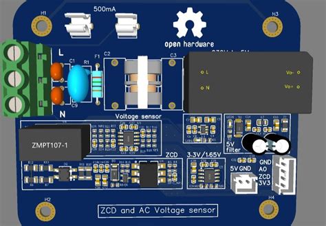 zcd and ac voltage sensor 230v to 5v power supply platform for creating and sharing projects