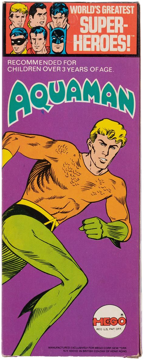Hakes Mego Worlds Greatest Super Heroes Aquaman Boxed Action Figure