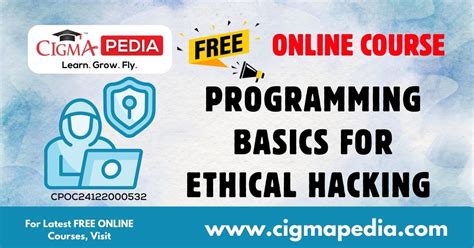 Programming Basics For Ethical Hacking Free Online Course Cigma Pedia
