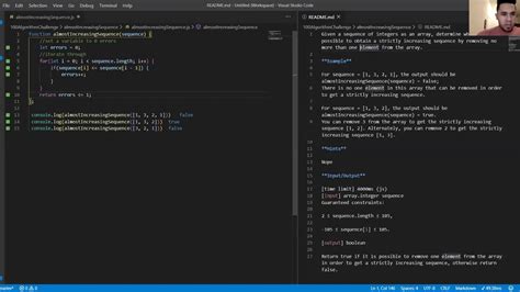 100 Algorithm Challenge Almostincreasingsequence 7 Youtube