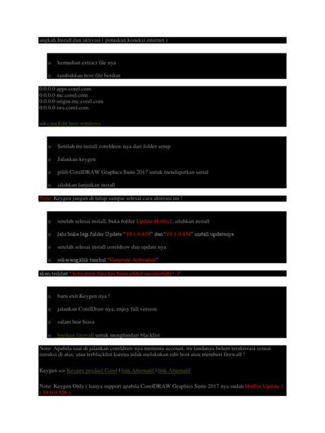 Cara Instalasi Dan Aktivasi Coreldraw Graphics Suite 2017 Tanpa Koneksi Internet Pdf