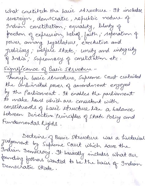 3 Examine The Doctrine Of Basic Structure Its Evolution And Significance Iasbaba