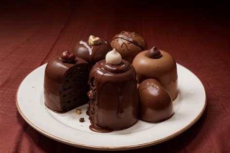 Premium Photo Tempting Display Of Decadent Chocolates